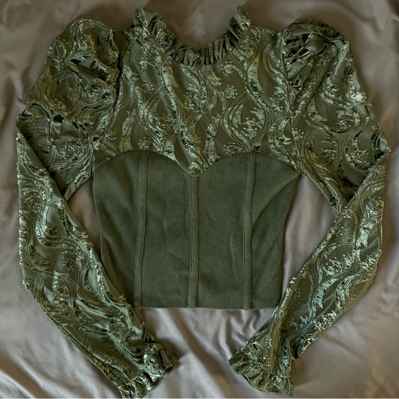 Tops | Vintage Green Top | Poshmark